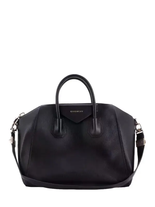 Givenchy Antigona Bag Leather Medium Satchel - Black