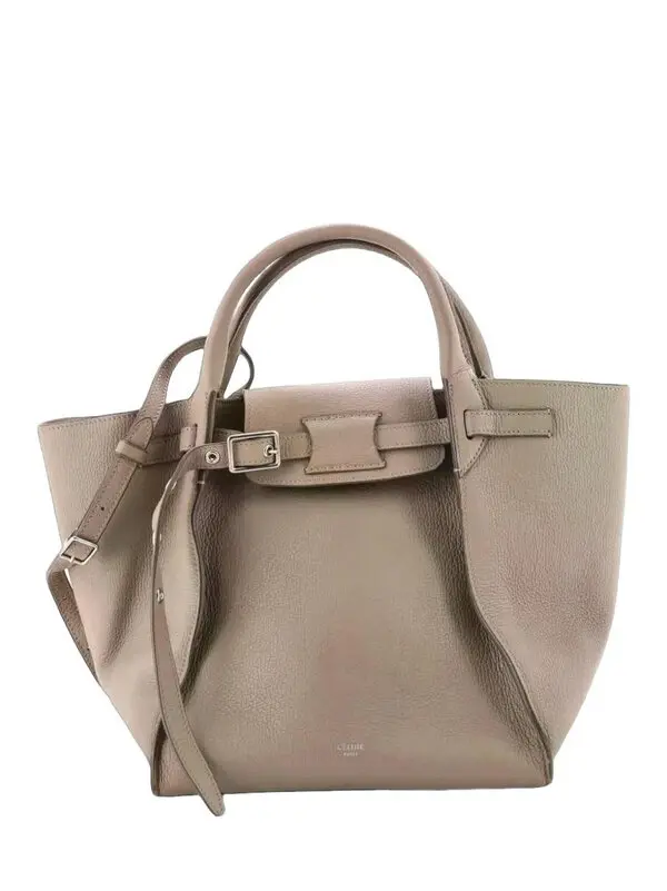 Celine Grained Calfskin Small Satchel - Neutrals