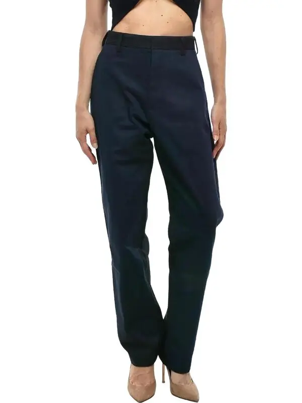 Stella McCartney Gavin Eco-leather Patch Trousers - Blue