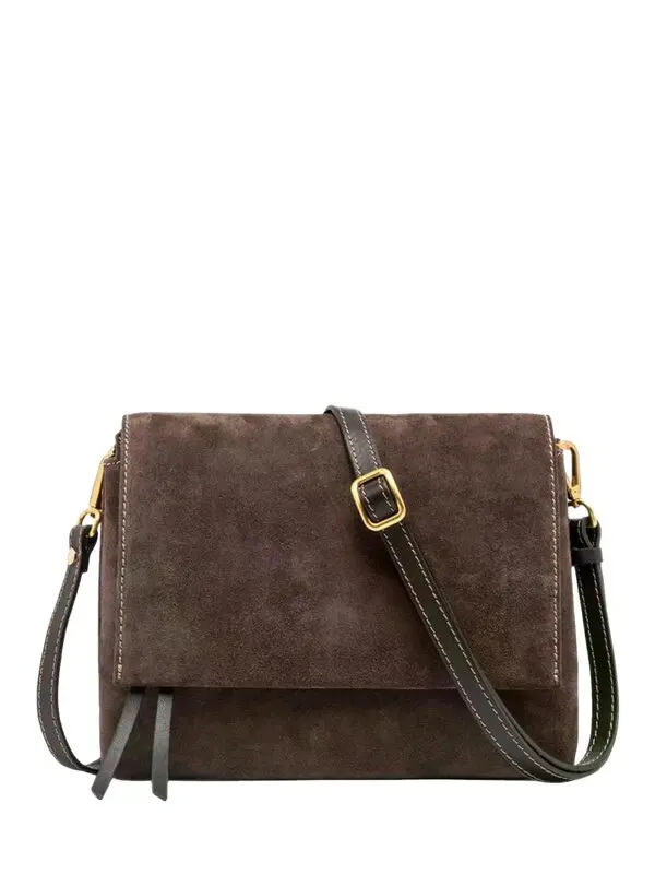GIANNI CHIARINI Suede Cross Body Bag - Brown