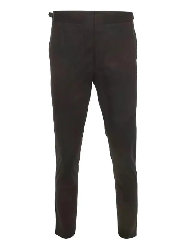 Prada Regular-fit Cotton Trousers - Black