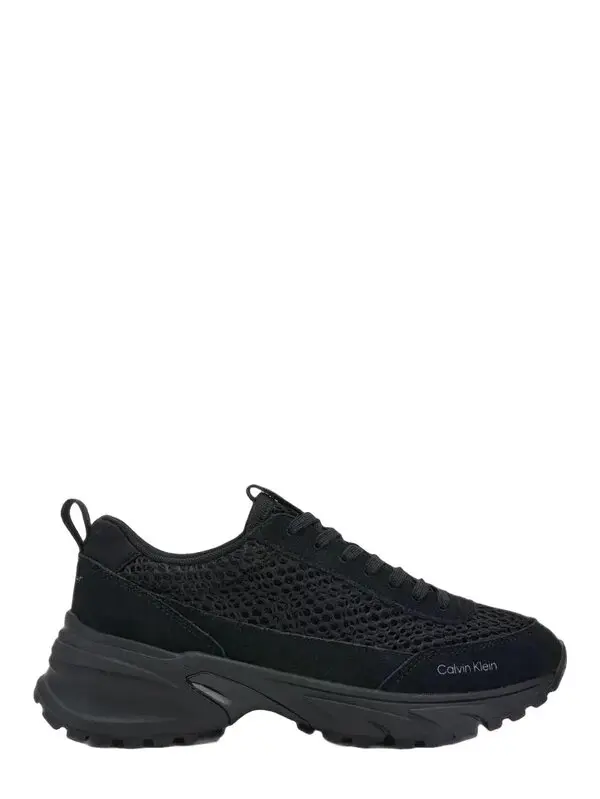 Calvin Klein Mesh-panelled Chunky Sneakers - Black