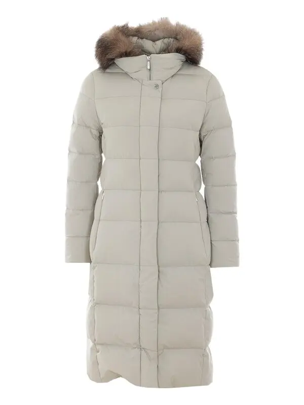MOORER Zagara Quilted Puffer Coat - White