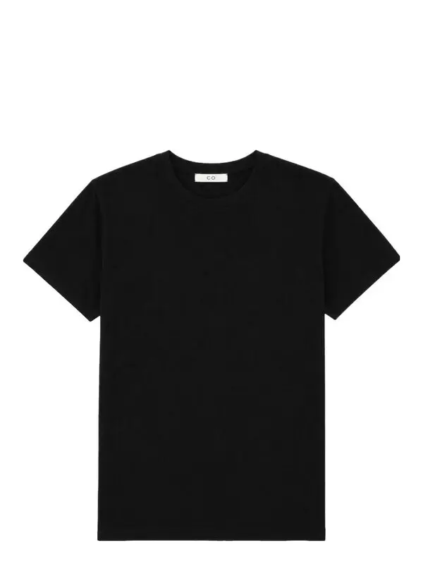 Co Cashmere Crewneck T-shirt - Black
