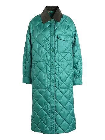 MAXCO. Max&co. Two-sided Suede Color-block Jacket - Blue