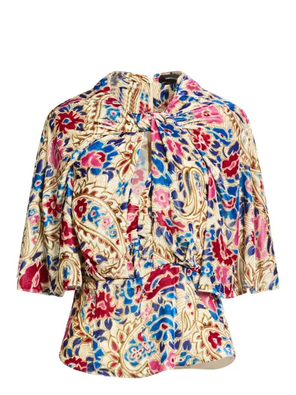 Isabel Marant Étoile Floral Pattern Top - Nude