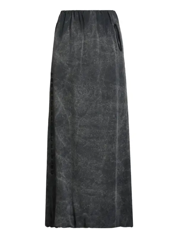 DIESEL® Flared Maxi Skirt - Black