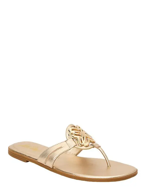 Lilly Pulitzer® The Lilly Sandal - Gold