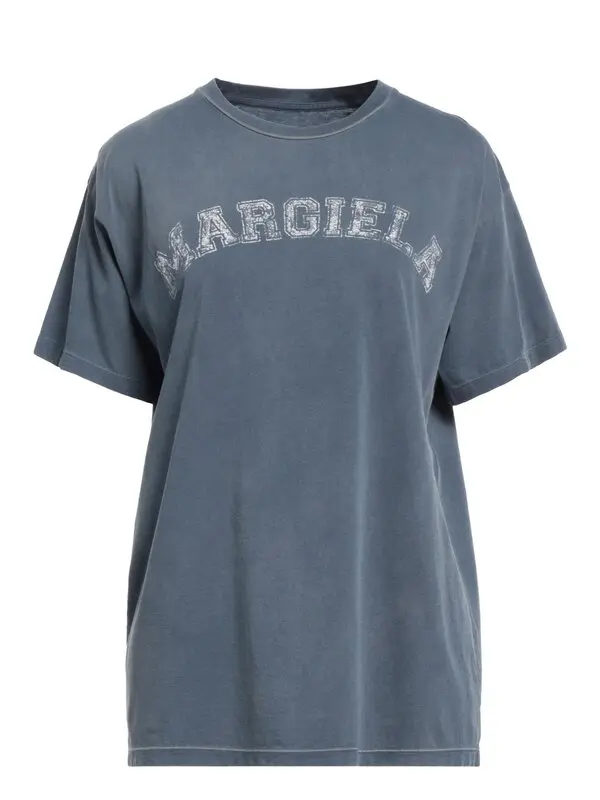MAISON MARGIELA Logo Print T-shirt - Blue