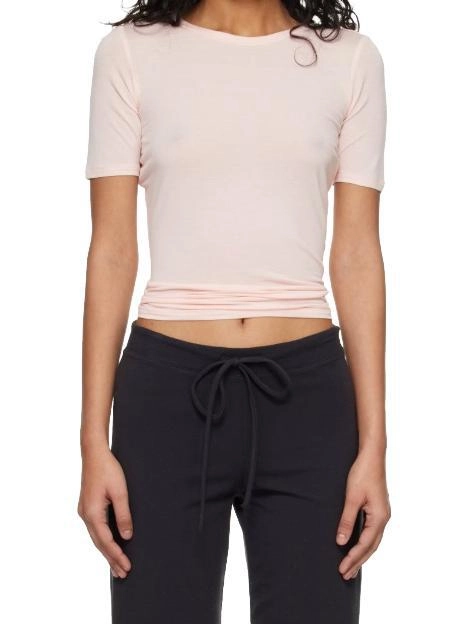 SKIMS Reflective Long-sleeved T-shirt - Pink