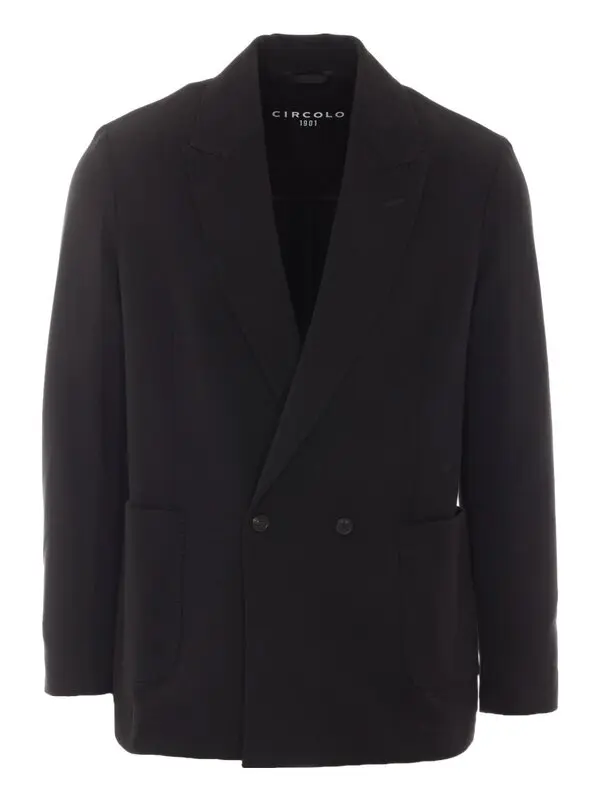 CIRCOLO 1901 Double-breasted Blazer - Black