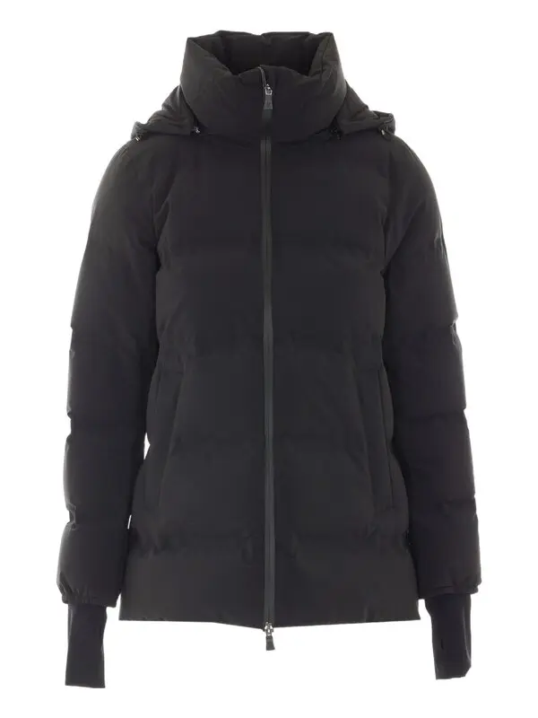 Herno Hooded Quilted Down Jacket - Black
