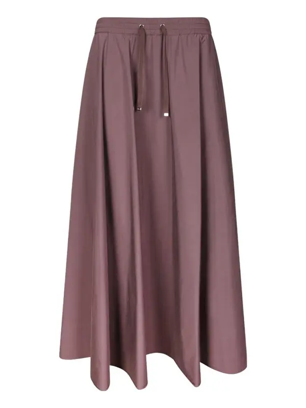 Herno Drawstring Flared Skirt - Brown