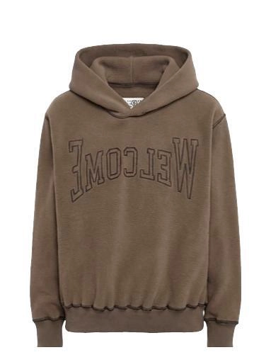 MAISON MARGIELA Suede Sweatshirt - Brown