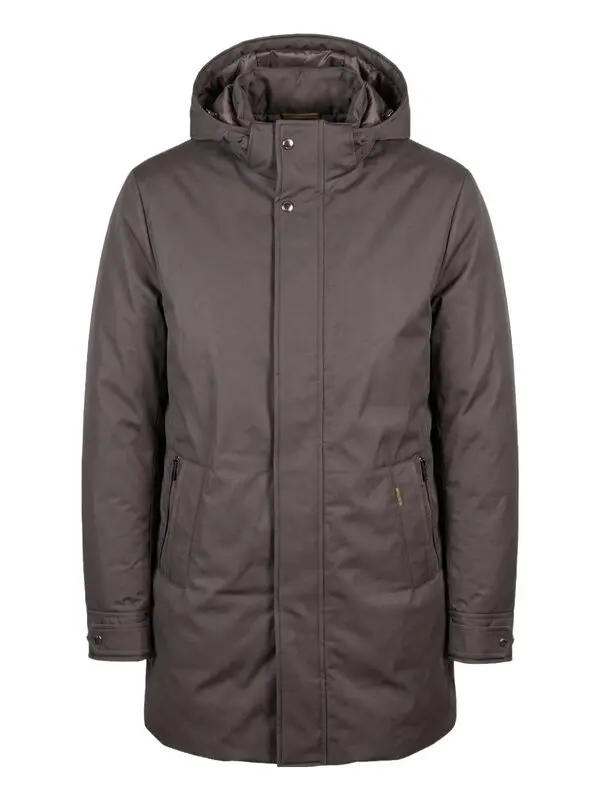 MOORER Hooded Parka - Black