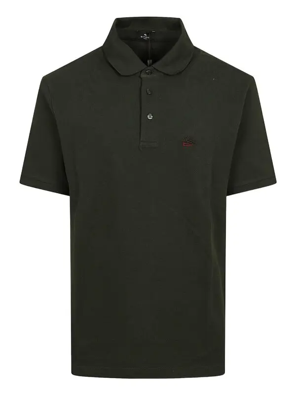 Etro Short-sleeved Polo Shirt - Black