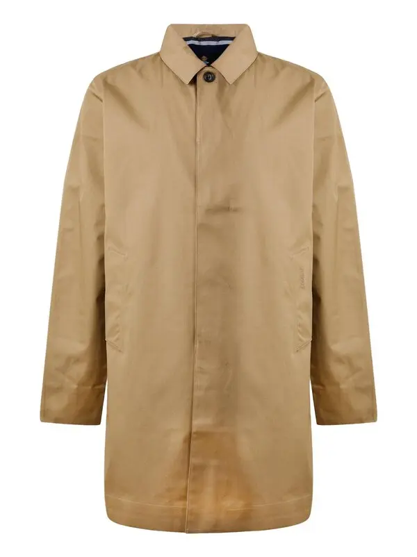 Barbour Single-breasted Mid-length Utility Jacket - No
