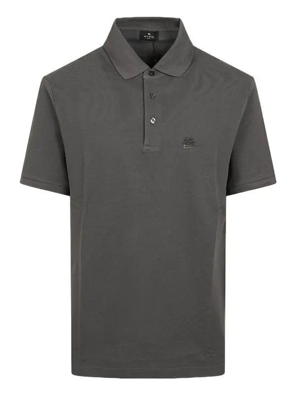 Etro Short-sleeved Polo Shirt - Black
