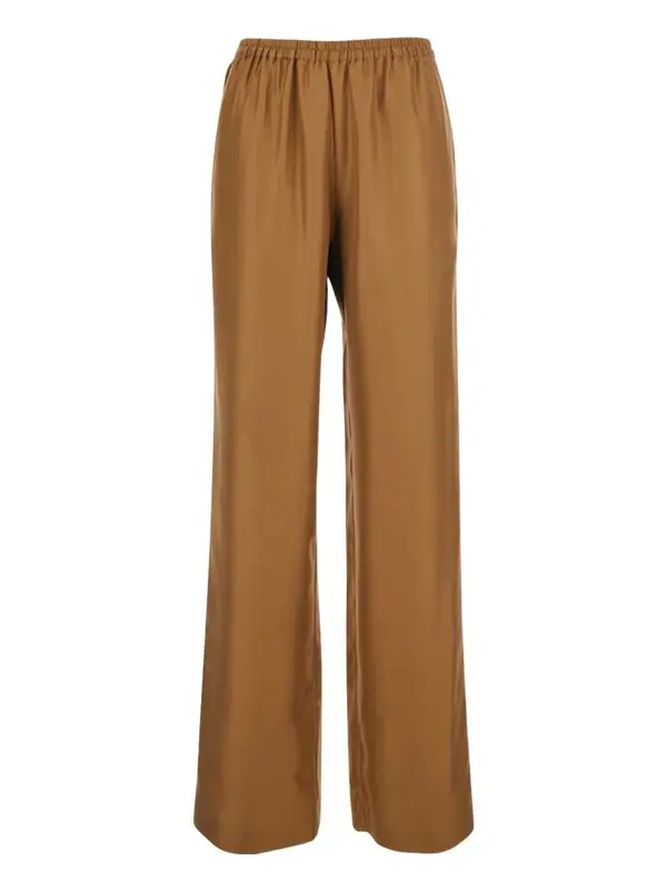 Loulou De Saison Alera Twill Trousers - Nut Brown