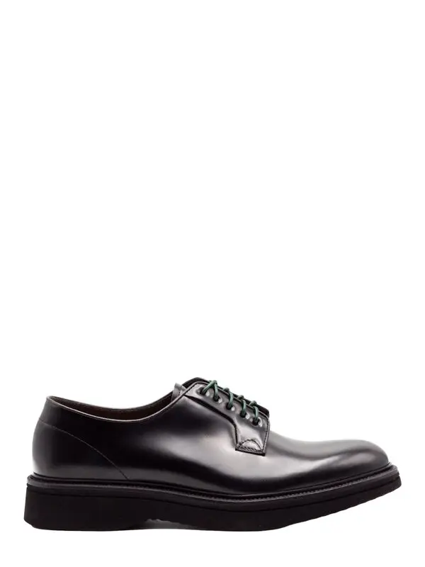 GREEN GEORGE Lace-up Derby Shoes - Black