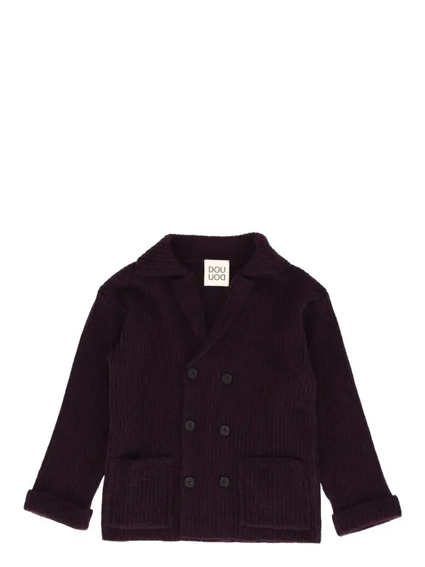 DOUUOD Long-sleeve Cardigan - Black