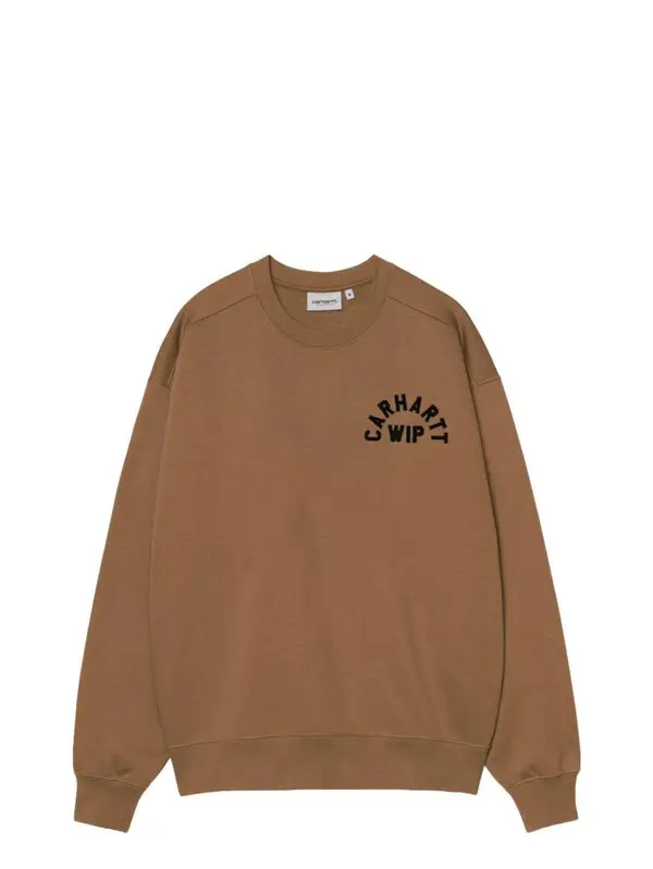 Carhartt Work In Progress Arch Script Sweatshirt - Brown