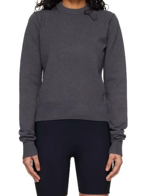 SKIMS Crew Neck Sweater - Black