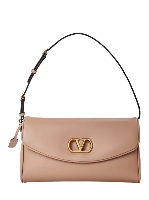 Valentino Garavani Simple Crossbody Bag - Nude