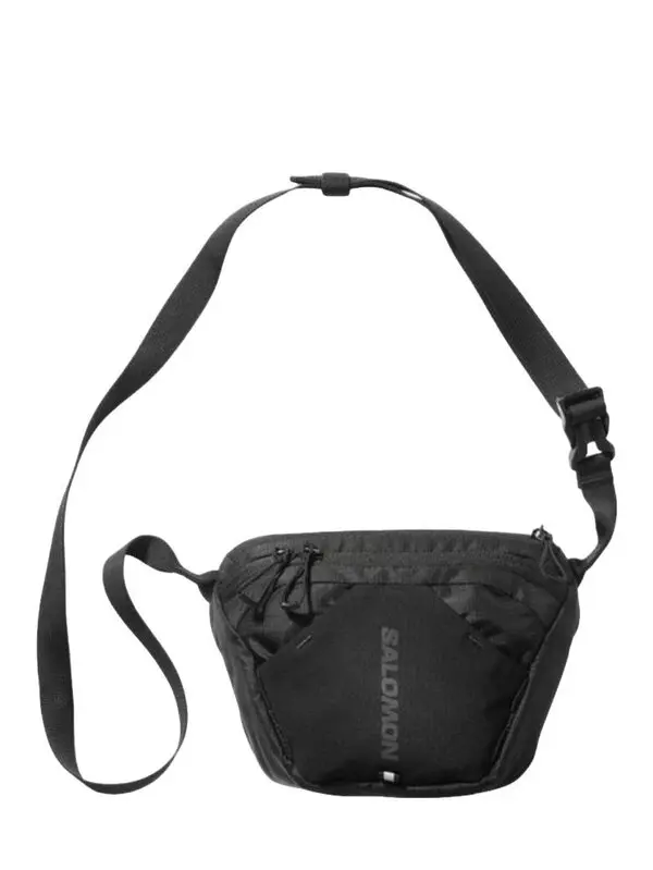 SALOMON Zippered Crossbody Bag - Black