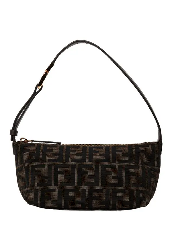 Fendi Vanity Pouch S Ld64 Clutch Bag - Black
