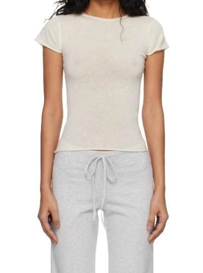SKIMS Translucent Knitted T-shirt - Nude