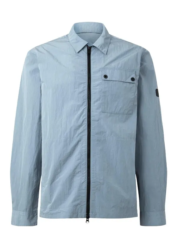 Barbour Cotton Long Sleeve - Blue