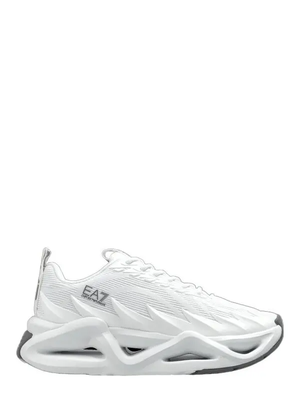 EA7 Round-toe Sneakers - White