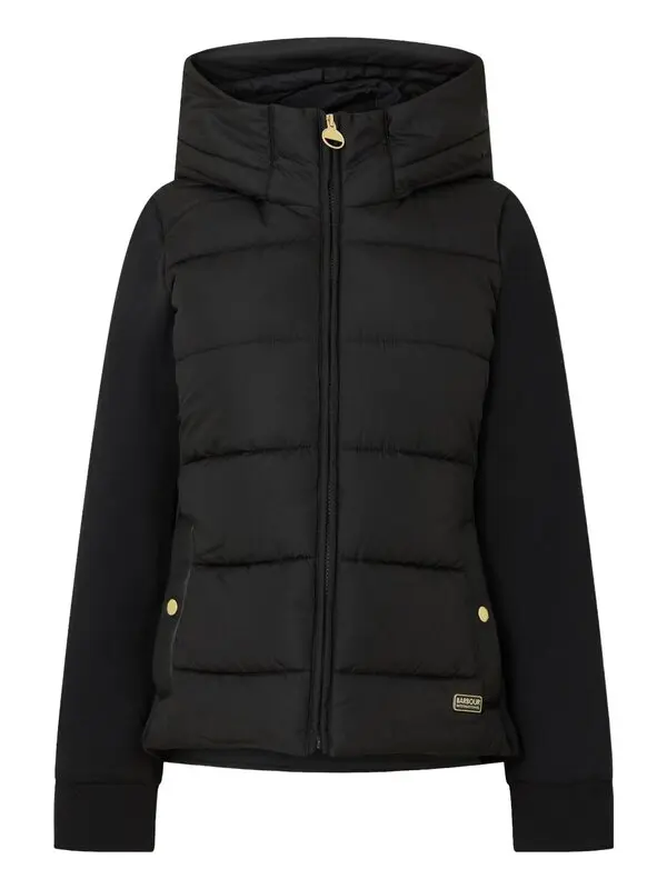 Barbour Hooded Puffer Jacket - Black