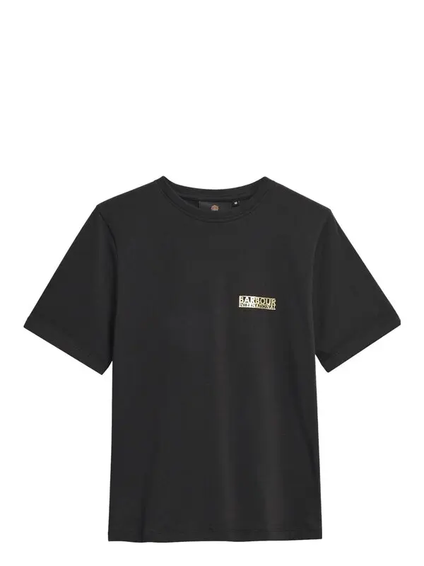 Barbour Short-sleeve Crew Neck Tee - Black