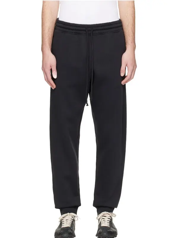 SKIMS Fleece Drawstring Sweatpants - Black