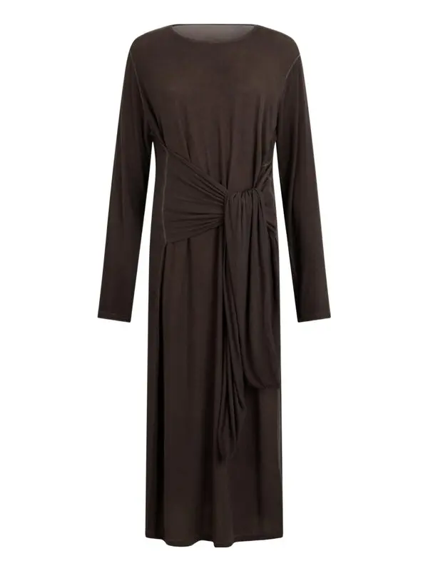 UMA WANG Long Skirt With Sash - Black