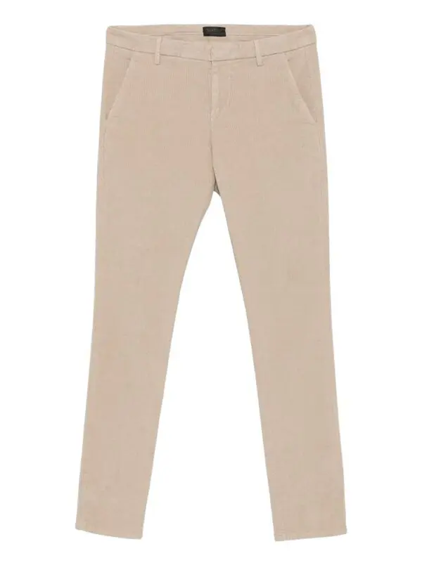 DONDUP Slim-fit Corduroy-texture Jeans - Beige