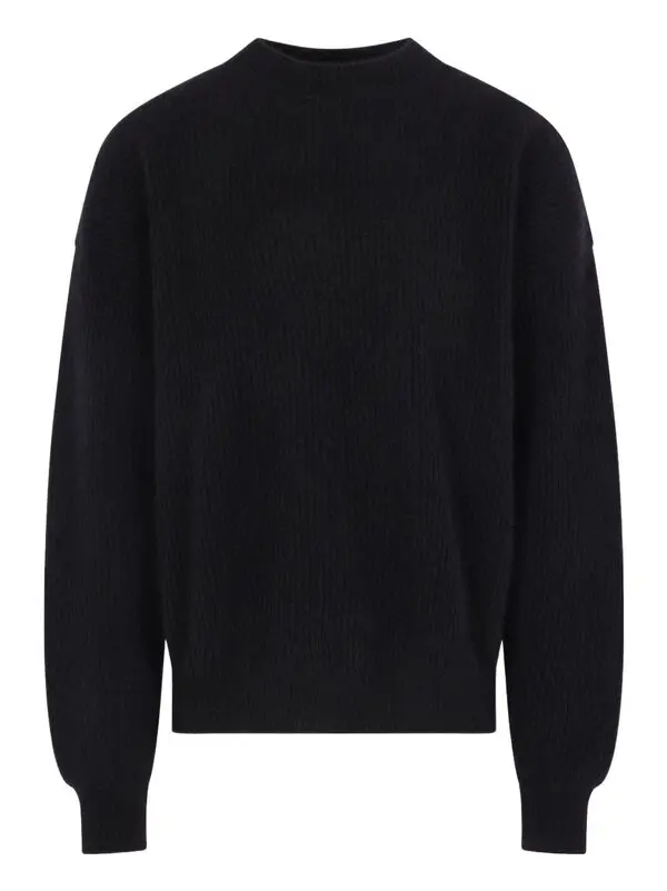 UMA WANG Long-sleeved Pullover - Black