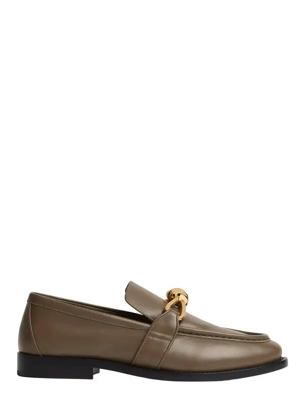 Bottega Veneta Leather Astaire Loafers - Brown