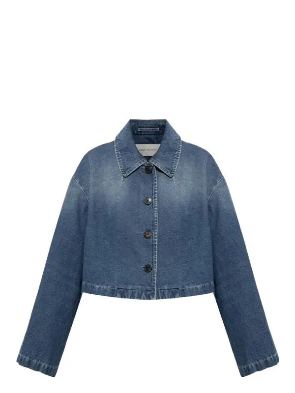 Dries Van Noten Long-sleeve Denim Jacket - Navy Blue