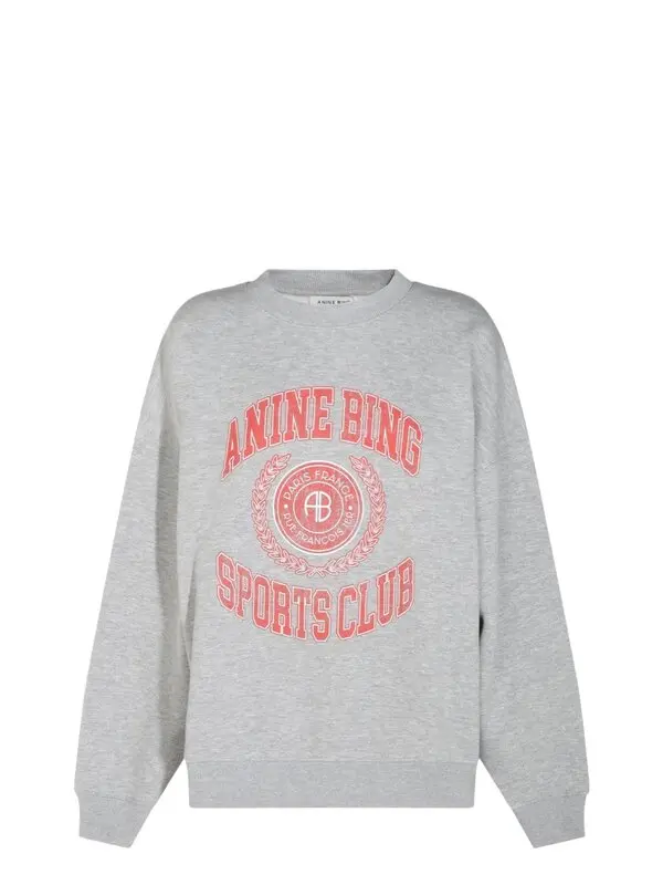 ANINE BING Logo Sweatshirt - Gray