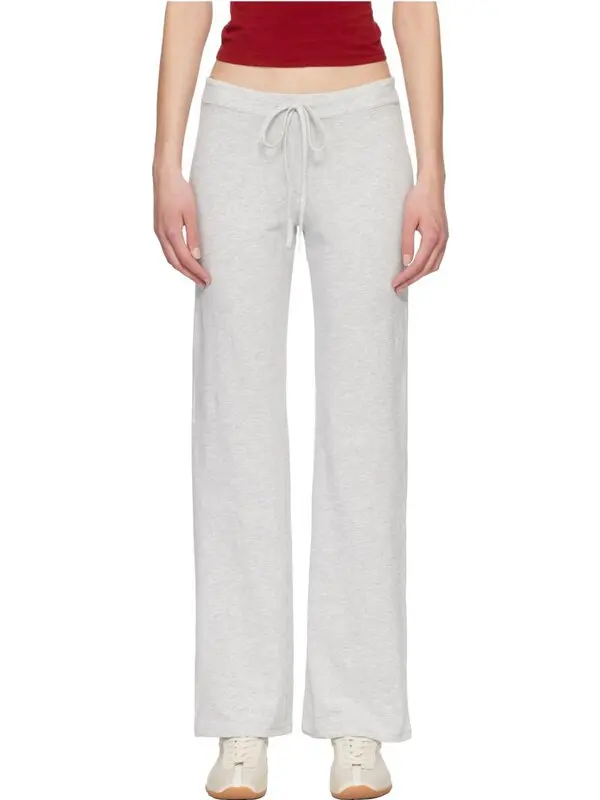 SKIMS Drawstring Waist Casual Pants - White