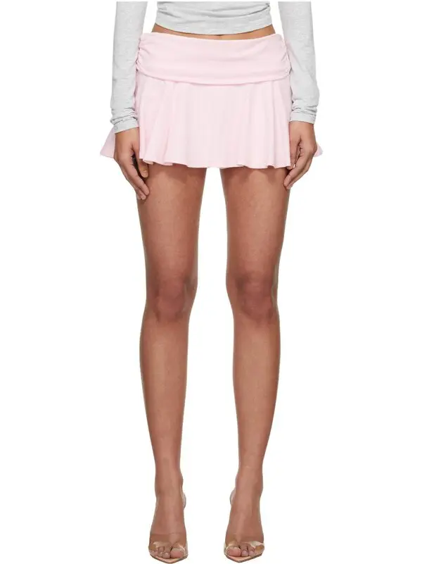 SKIMS Pleated Mini Skirt - Pink