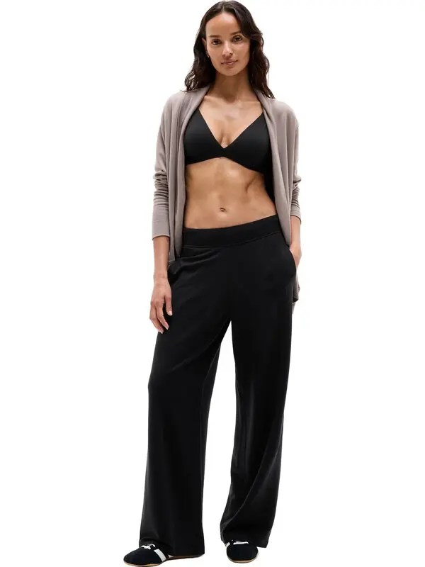 Athleta Coaster Luxe Straight Leg Pant - Black
