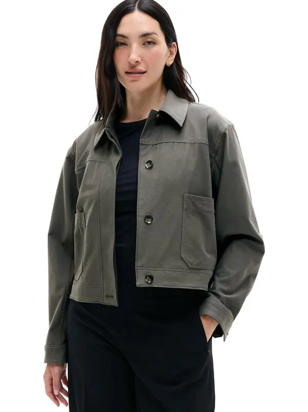 Athleta Skyline Chore Jacket - Jungle