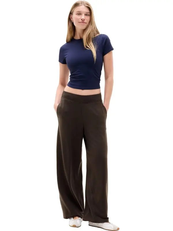 Athleta Coaster Luxe Straight Leg Pant - Truffle