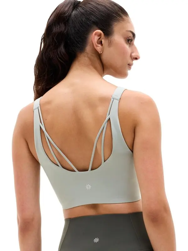 Athleta Perfect Form Strappy Longline Bra A-c - Vera