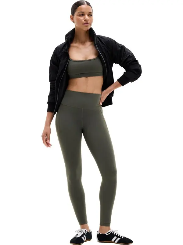 Athleta Salutation Stash High Rise Legging - Jungle