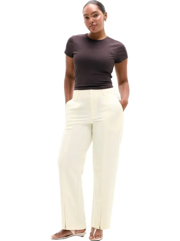Athleta Skyline Zip Pant - Pearl